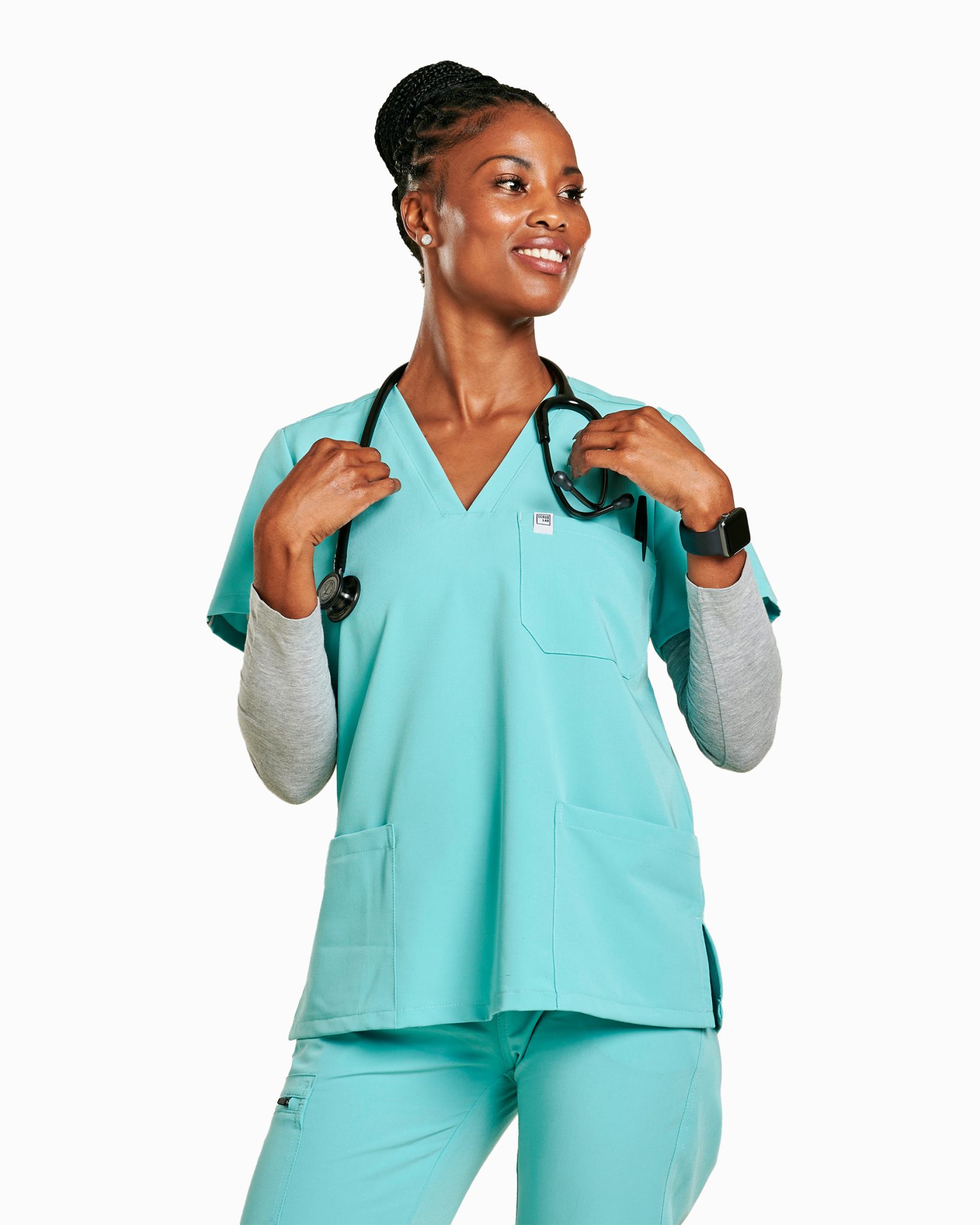 Lily™ Three Pocket Scrub Top - Tanc.co.za | Medical Scrubs