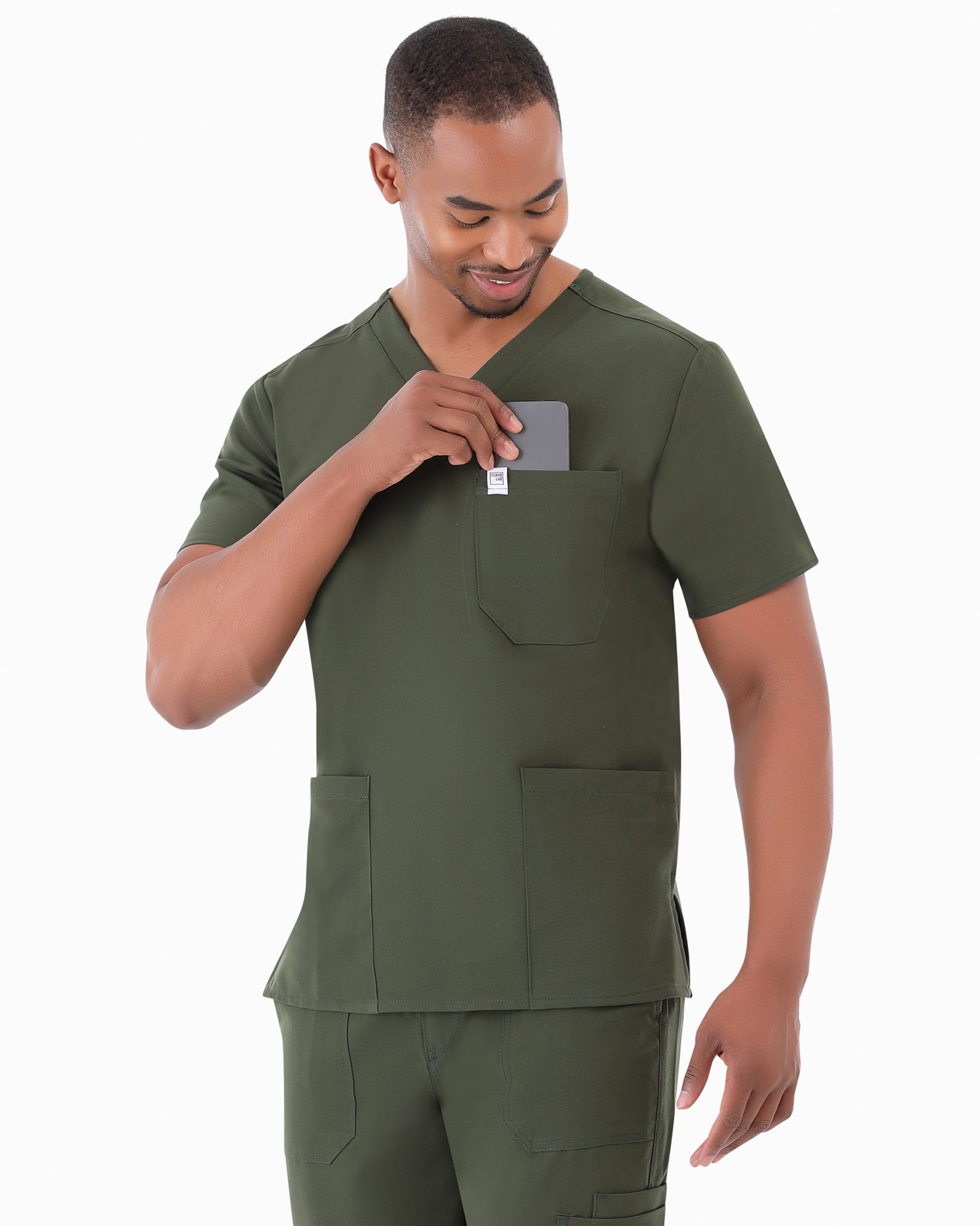 Leo™ Three Pocket Scrub Top - Tanc.co.za | Medical Scrubs