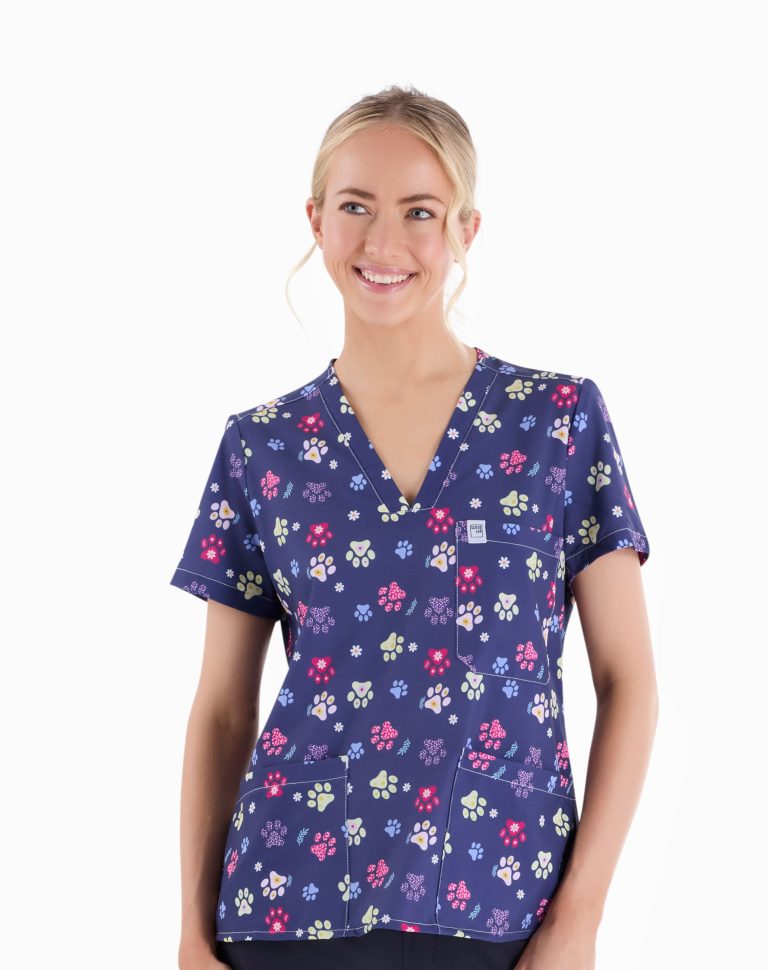 Paw Print (Ladies) - Tanc.co.za | Medical Scrubs